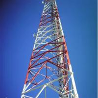 China 3 Legged Angular Steel Tower 20M -65 M Mast Pylon Iron Telecommunication Angular Tower for sale