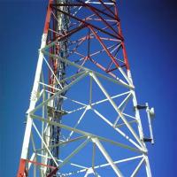 China Self Supporting Cell Phone Antenna Fm Broadcast Radio Station Communications Iron Three Legged Tower for sale