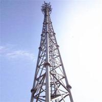 China Round Steel Communication Mobile Phone Self Supporting Lattice Tower Antenna Tubular Mast 3 Leg for sale