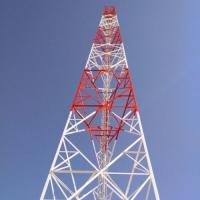 China Self Supporting Long Range Cordless Phone Telecom Steel Tower Transmitter Receiver Gsm Steel Lattice Telecom Tower for sale
