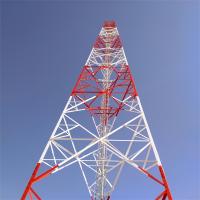 China 30m Galvanized Steel Single Mast Communication Antenna Mono  Poles Cell Phone Radios Monopole Tower for sale