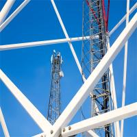 China 40 Meter Shelter Telecommunication Tower  3 Legged Angular Steel Tube Tower for sale