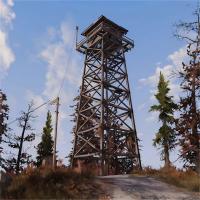 China Prefabricated Watch Observe Guard Lookout Towers 15m 20m 25m 30m 35m 40m for sale