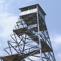 China Prefabricated Antirust Fire Station Training Tower Watch Tower Galvanized Steel Tube Structure for sale