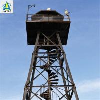 China Observation Tower Lattice Angular Steel Platform Mountain Forest Outlook Fire Watchtower for sale