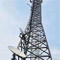 China Self Standing Gsm Signal Microwave Antenna Wireless Isp Internet 3g 4g Wifi Telecom Bts Cellular Station mast tower for sale