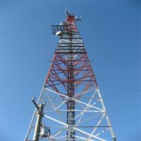 China 30m 40m 45m 50m 60m 80m Microwave Self Supporting Lattice Tower 3 Leg Angle Steel Antenna Telecommunication Tower for sale