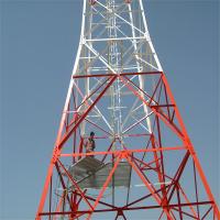 China 4g Wireless Outdoor Tv Cell Phone Communication Satellite Microwave Radio Antenna Lattice Tower 4 Leg Angular Tower for sale