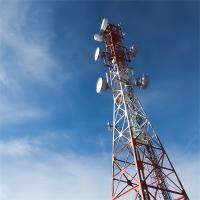China A36 Astm 60 M Meters 4 Legged Steel Microwave Communication Tower 50 Ft Self Supporting Tower for sale