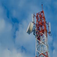China A36 Astm 60 M Meters 4 Legged Steel Microwave Communication Tower 50 Ft Self Supporting Tower for sale