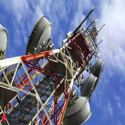 China 4g Wireless Outdoor Tv Cell Phone Communication Satellite Microwave Radio Antenna Lattice Tower 4 Leg Angular Tower for sale