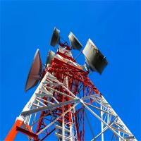 China 4g Wireless Outdoor Tv Cell Phone Communication Satellite Microwave Radio Antenna Lattice Tower 4 Leg Angular Tower for sale