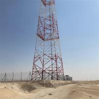 China Wifi Transmitter Self Supporting Antenna Tower Solar Energy Steel Satellite 4 Leg Galvanised Steel Tower for sale