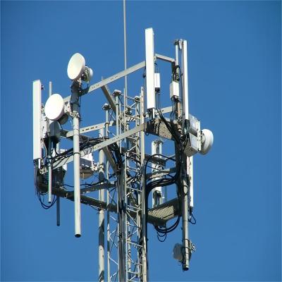 China 25 35 45 55 60 m Self Supporting Base Radio Transmission Pylon Wifi Receiver Steel Telecommunication 4legged Communication Tower for sale