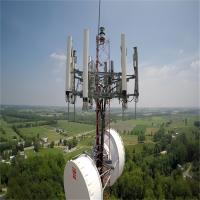 China 25 35 45 55 60 m Self Supporting Base Radio Transmission Pylon Wifi Receiver Steel Telecommunication 4legged Communication Tower for sale