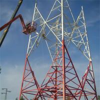 China 25 35 45 55 60 m Self Supporting Base Radio Transmission Pylon Wifi Receiver Steel Telecommunication 4legged Communication Tower for sale