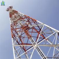 China Manufacturer 4-leg Steel Pylon 5km Wifi Transmitter And Receiver Angular Lattice Microwave Wireless Support Radio Tower for sale