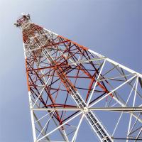 China Manufacturer 4-leg Steel Pylon 5km Wifi Transmitter And Receiver Angular Lattice Microwave Wireless Support Radio Tower for sale
