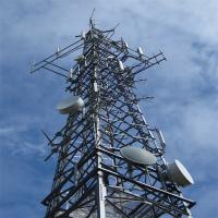 China Hot Dip Galvanized 3 /4 Leg Lattice Telecom Tower Tubular Telecommunication Angular Antenna Mast Tower for sale