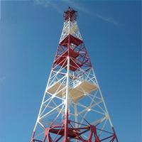 China 4 Leg Radio Communication Tower Bolted Radio Angle Steel Tower for sale