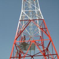 China 40m 4 Legged Wireless Self Supporting Antenna Tower Angle Steel Communications Antenna Mast for sale