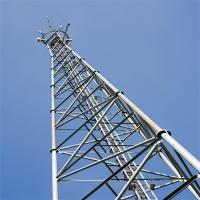 China 3 Leg Hot Dip Galvanized Communication Cell Tower for sale