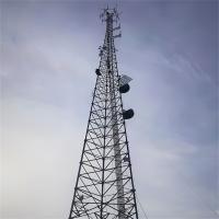 China 15m 20m 25m 40m 200 Feet Antenna Telecommunication Tower Tubular Radio TV FM Broadcast Antenna 3 Legs for sale