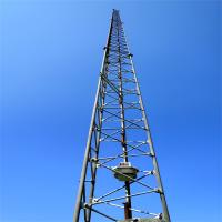 China 30 Meter Galvanized 3 Leg Self Supporting Tower Tubular Steel Telecom Lattice Tower for sale