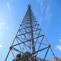 China Hot Dip Galvanized Self Supporting Three Legged Tower Tubular Gsm Antenna Telecommunication Tower for sale