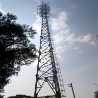 China Bolted Galvanized 3 Legged Tubular Steel Tower Lattice Telecom Antenna Tower for sale
