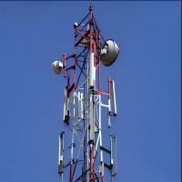 China Gsm Base Station Vhf Uhf Radio Communication Antenna 3 Legged Tubular Steel Tower for sale