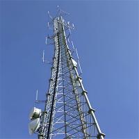 China 4G Cellular Mast Galvanised Tubular Steel Tower 10 25 35 40 M Meters 3 Legged for sale