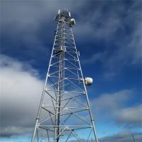 China Round Steel Communication Mobile Phone Self Supporting Lattice Tower Antenna Tubular Mast 3 Leg for sale