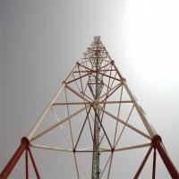 China Q345 / Q235 3 Legged Tubular Steel Tower / Lattice Steel Towers ANSI/TIA-222-G-2005 for sale