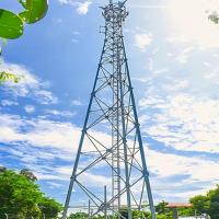 China Steel Lattice 5G Wifi TelecommunicationTubular Antenna Tower  3 Legged  for sale
