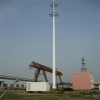 China Antenna 40m Communication Cell Tower Monopole For Networks Decorative for sale