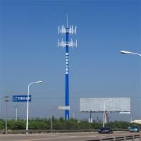 China Network Mobile Gsm Monopole Tower Iron Wifi Antenna Signal Tower for sale