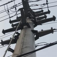 China Manufacturer 75 Ft Outdoor 100 Km Range Antenna TV Steel Tubular Telecommunication Mast Pole for sale