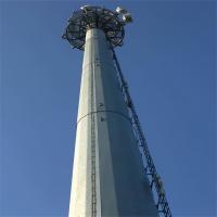 China Equipment Galvanized Tapered Tubular Cell Gsm Antenna Telecommunication Communication Steel Monopole Tower for sale