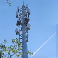 China Equipment Galvanized Tapered Tubular Cell Gsm Antenna Telecommunication Communication Steel Monopole Tower for sale