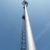 China High Quality 20m 30m 45m 50m Communication Antenna Pole 5G Cell Signal Base Station Monopole Steel Telecom Tower for sale