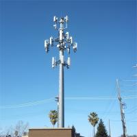 China Round Pole Gsm Monopole Communication Tower 20m for sale