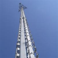 China Self Support Galvanized 75 Ft Steel Tube Pole Tv Antenna Cell Wifi Gsm Telecom Monopole Towers Supplie for sale
