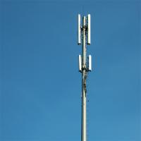 China Hot Dip Galvanized Telecom Mast Tower Monopole 30 Meter Q345B/A572 Material for sale