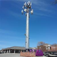 China 4G 5G Signal Cell Pole Monopole Tower Galvanized Gsm Antenna Bracket Mount for sale