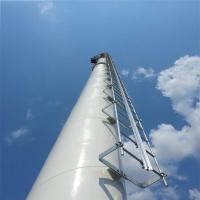 China 30m 35m 40m Galvanized 4g /5g Cell Sites Monopole Cell Phone Tower Signal Microwave for sale