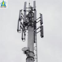 China High Temperature Baking Paint Communication Pole Hot Dip Galvanized Steel  30m Telecom Tower for sale