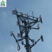China Hot Dip Galvanized Multifunction Monopole Tower 5g Internet Mobile Phone Signal Communication Steel Tower for sale