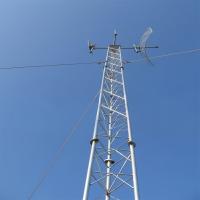China Wireless Communication Iron Telecom Guyed Pole Tower 5g Radio Antenna Wifi Isp Internet Tower For Sale for sale