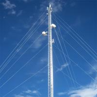 China Self Supporting 3 Legs Guy Gsm Antenna  Radio Guyed Wire Tower Lattice Steel Tubular for sale